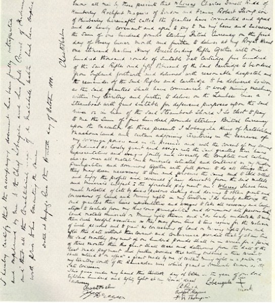 British colonial treaty – African Heritage