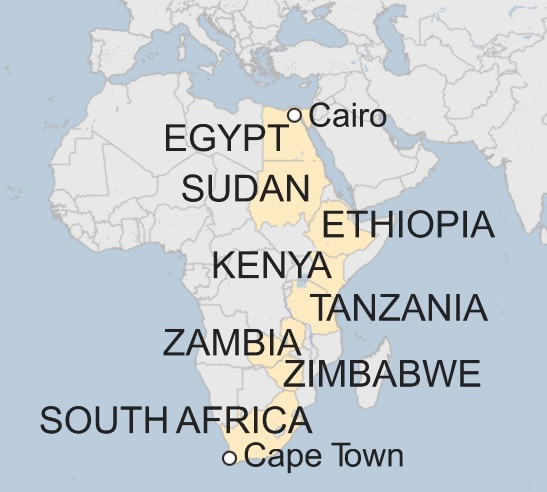 Cape to Cairo: Trekking 10,000 km for the African Cup of Nations ...